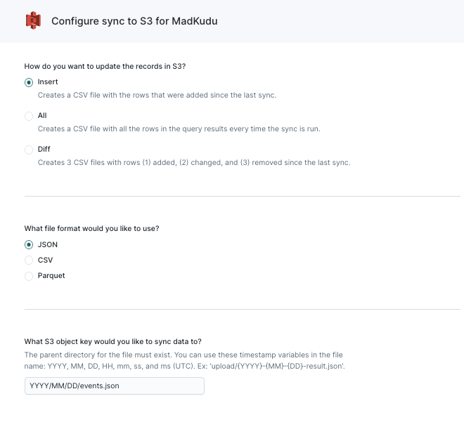 How To Use Hightouch To Send Data From Your Databases Redshift Postgres To Madkudu S3 Madkudu 7609